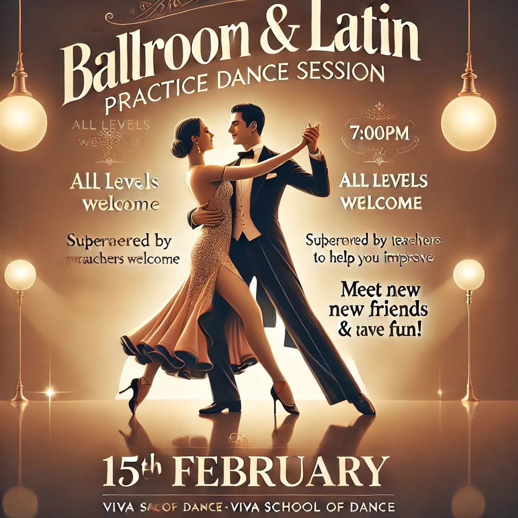 Ballroom & Latin Practice Dance Session - Viva School Of Dance